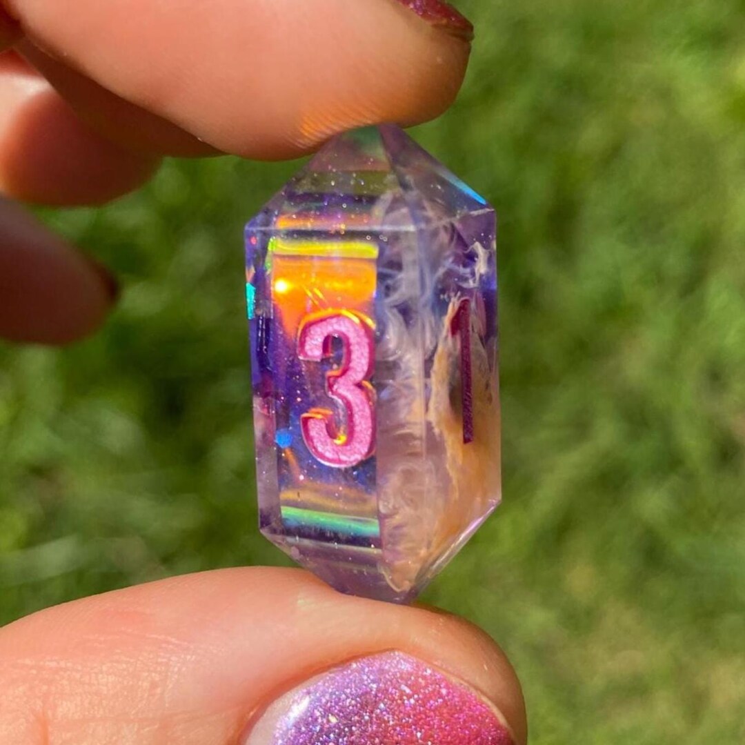 Celestial Warlock Dice - Wizard Dice - Astral Dice - Sunset Dice ...