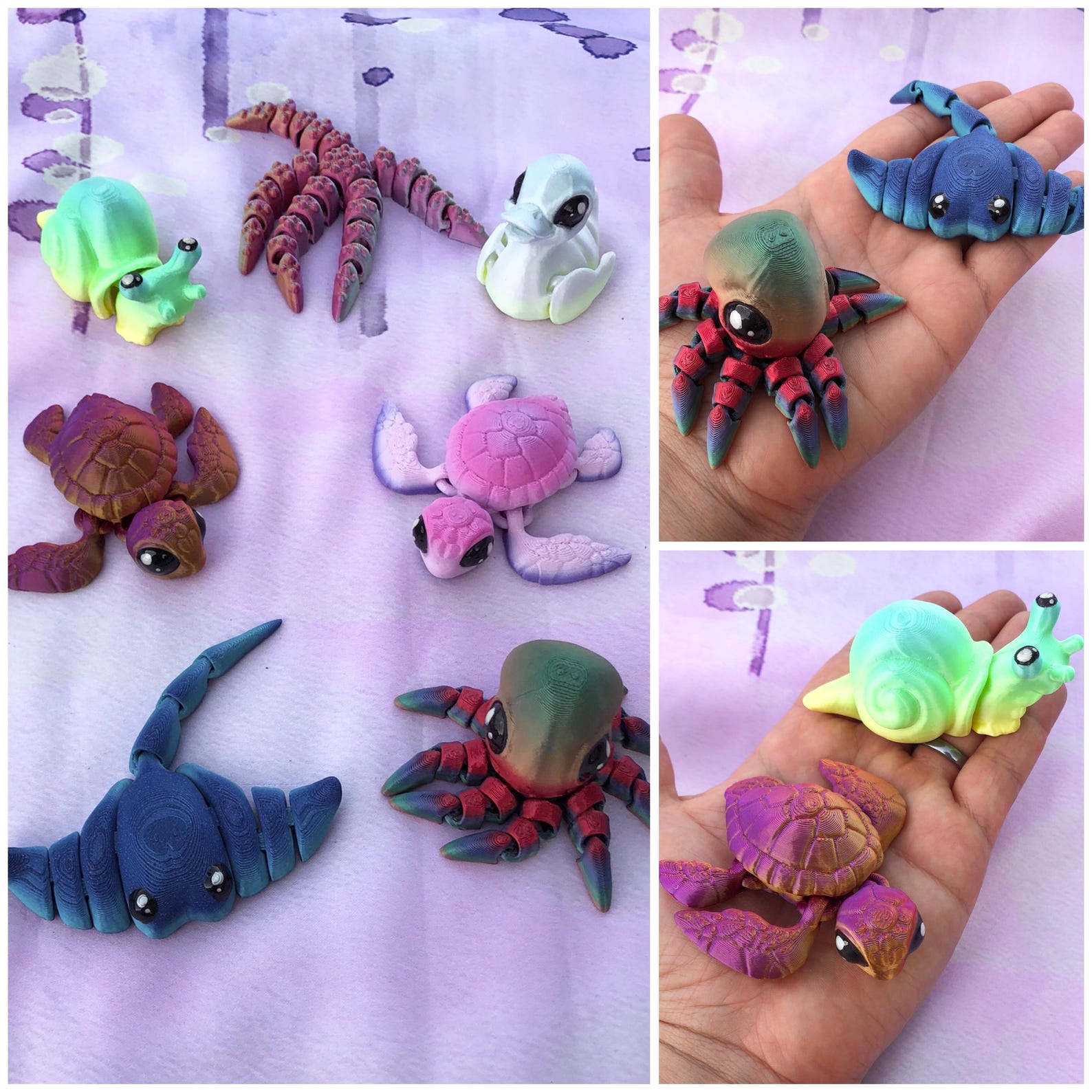 Critter Mystery Box: 3D Printed Articulated Fidget Toy - Etsy