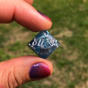 Starry Night Dice Set - Night Sky Dice Set - Wizard Dice- Handmade Dice ...