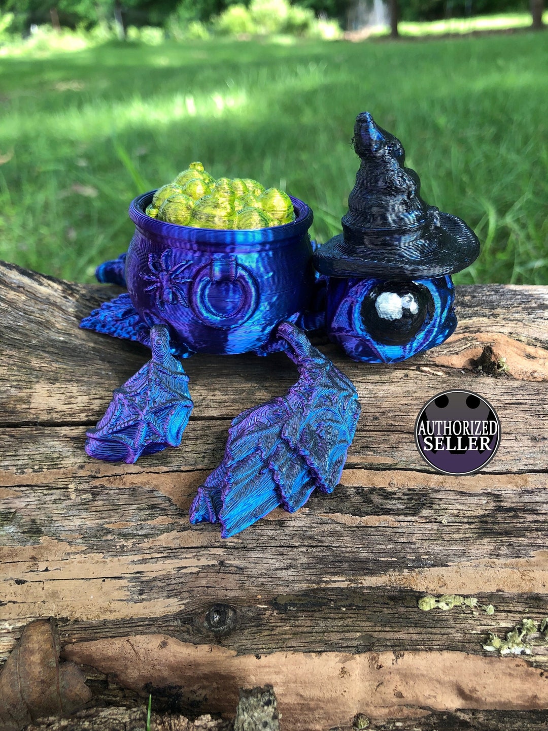 Witch Turtle CUSTOM! - Emotional Support Pet - 3D Printed Desk Toy ...
