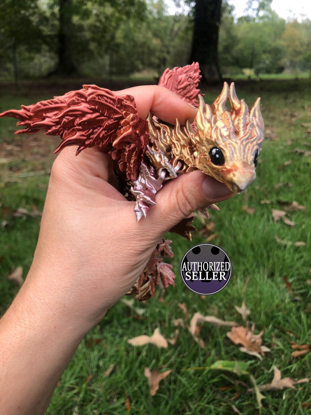 Adult Pheonix Dragon - CUSTOM! - Emotional Support Pet - 3D Printed ...