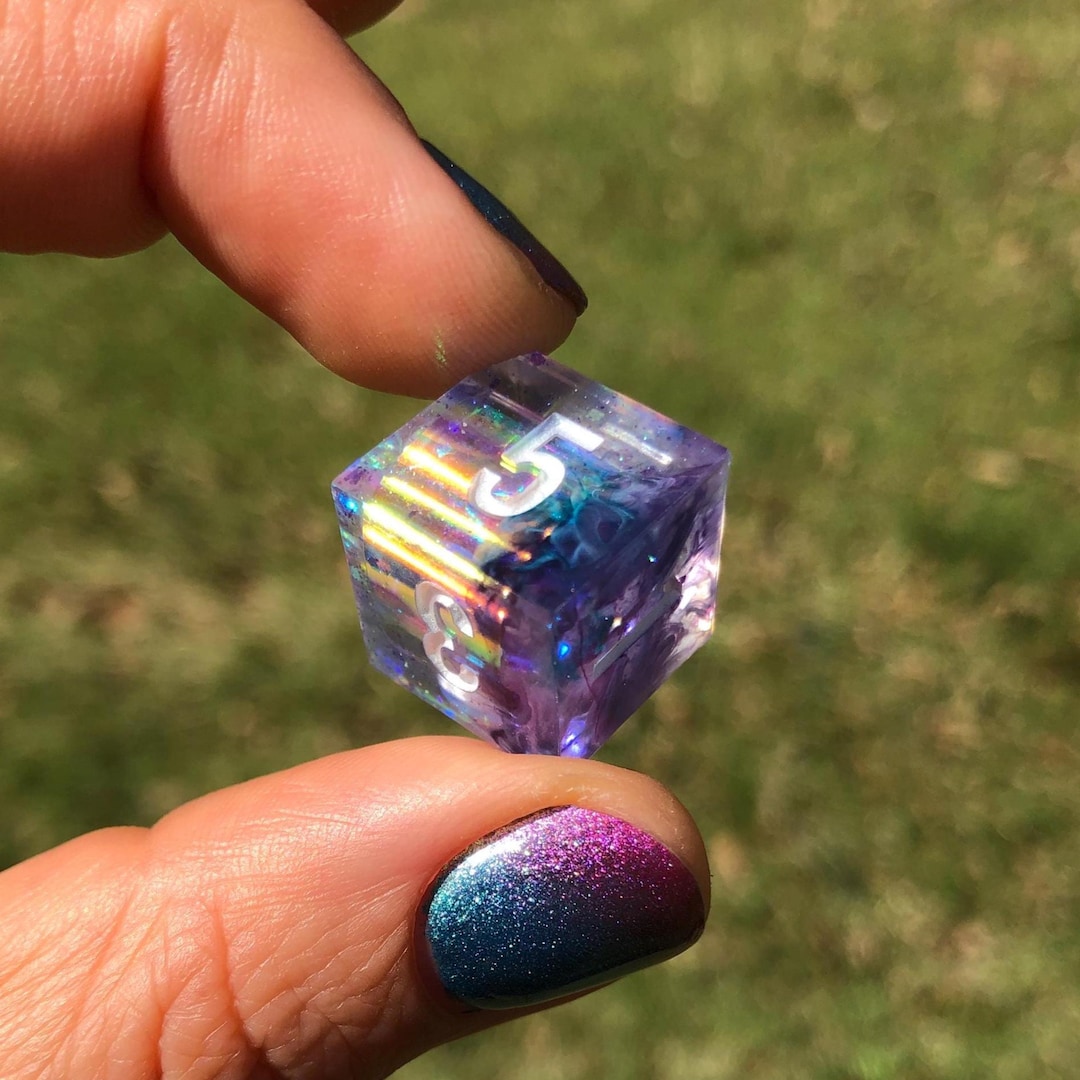 Celestial Warlock Dice - Wizard Dice - Astral Dice - Pyromancer Dice - Handmade Dice Set - Resin ...