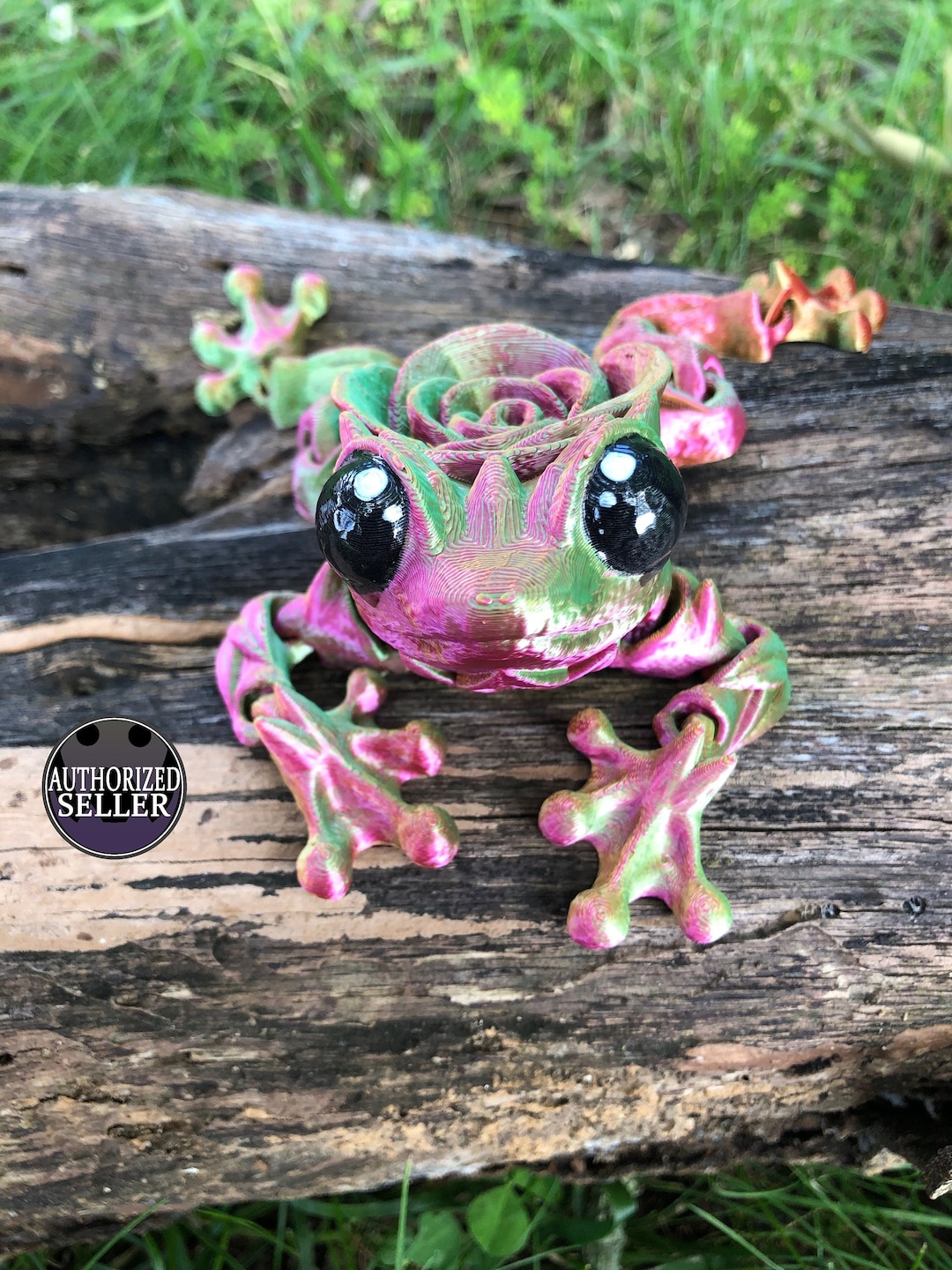 Rose Frog CUSTOM! - Emotional Support Pet - 3D Printed Desk Toy ...