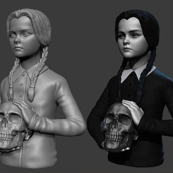 Wednesday Addams Stl - Etsy