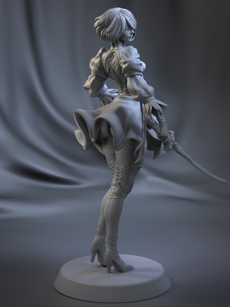 2b Nier Figure 3d Printer Stl Files Etsy