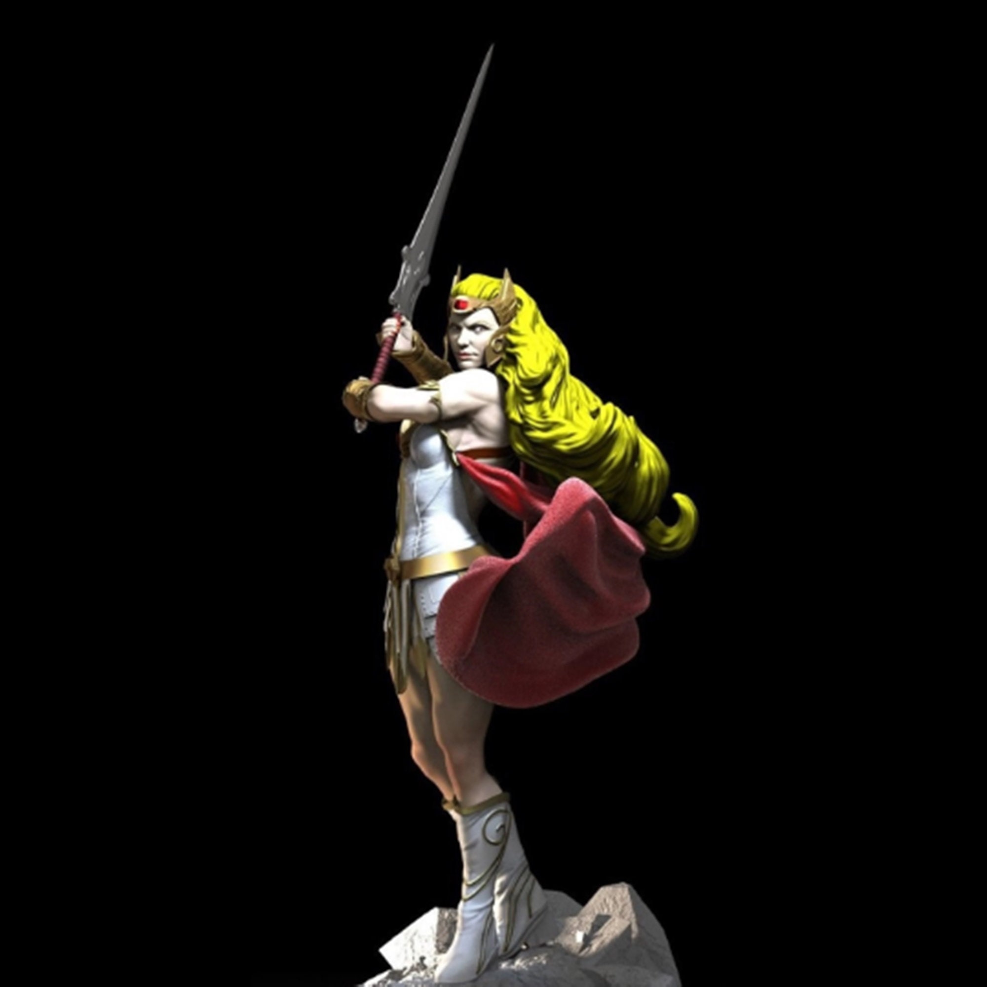 She-ra and the Princesses of Power Shera Figure Statue Stand 3d Painted ...