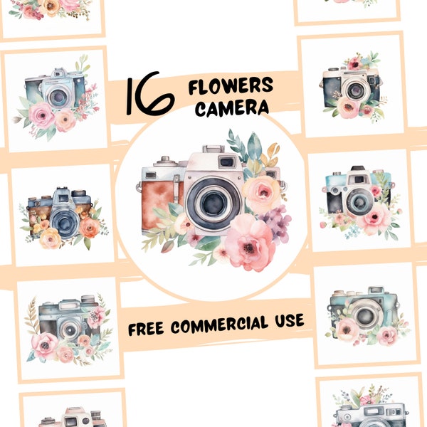 Camera Clipart - Etsy