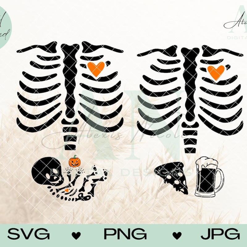 Skeleton Svg File - Etsy