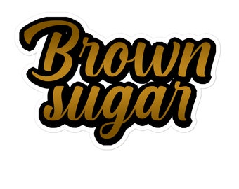 Afro Sticker, Beautiful Melanin Woman, Black Girl Bubble-free Stickers ...