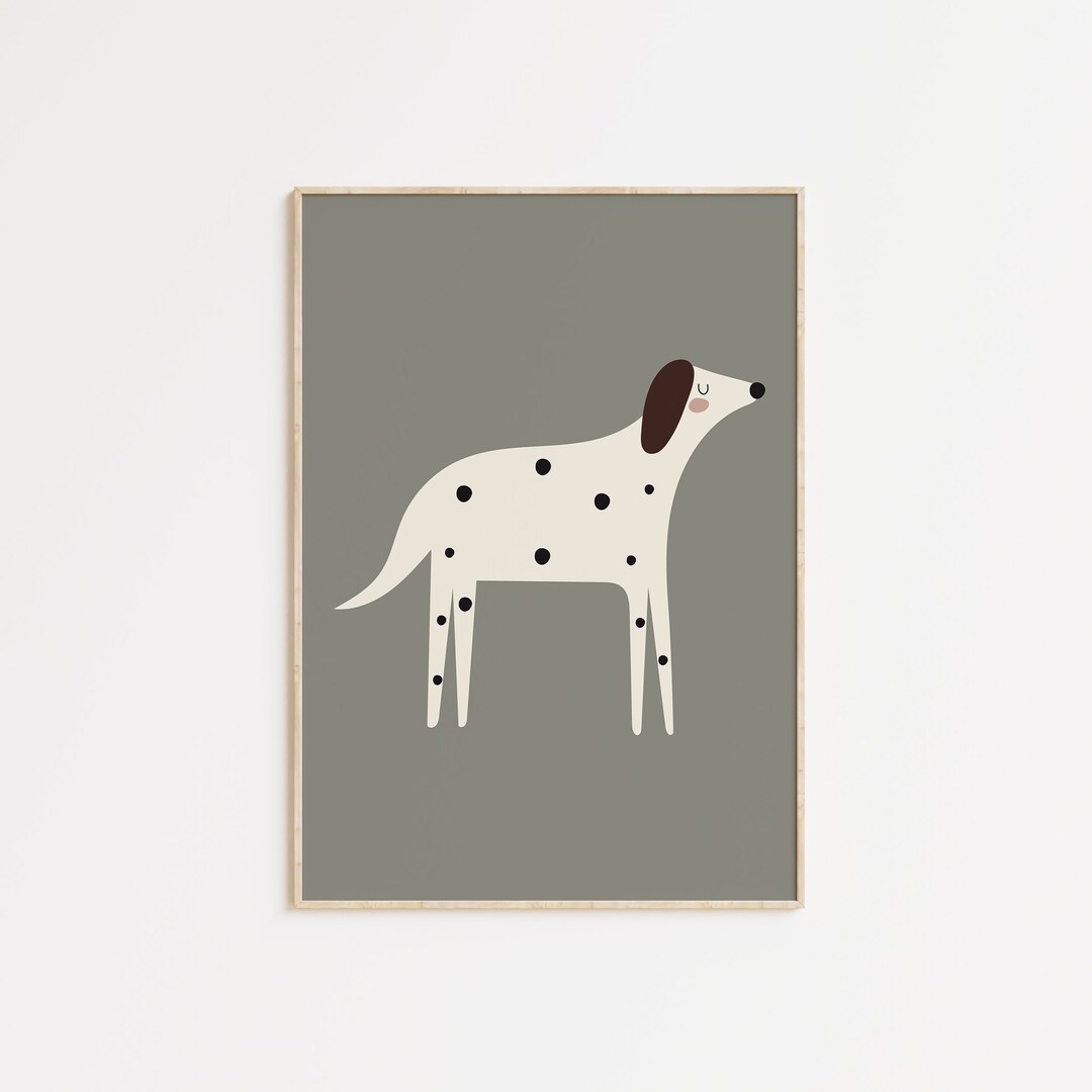 Nursery Dog Wall Art, Dog Poster, Dog Friends Digital Print, Puppy ...