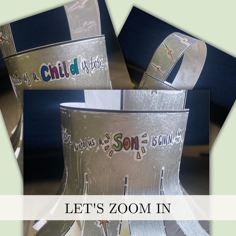 Christmas Biblical Lantern Craft, Birth of Jesus Lantern, Sunday School ...
