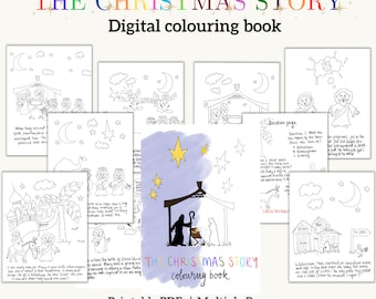 Christmas Nativity Activity Pack: Christian Printable (digital Download ...