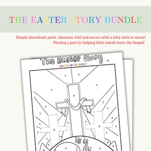 The Easter Story Activity and Lesson Bundle, Christian Homeschool ...