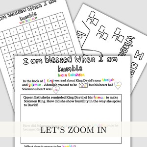 King Solomon Craft & Worksheet Bundle: Sunday School Activity (digital ...
