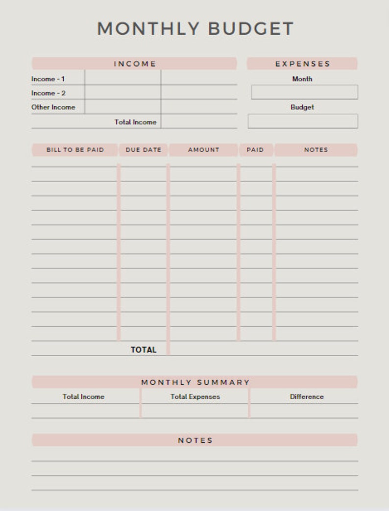 Digital Mom Planner - Printable Organizer for Busy Moms - Etsy