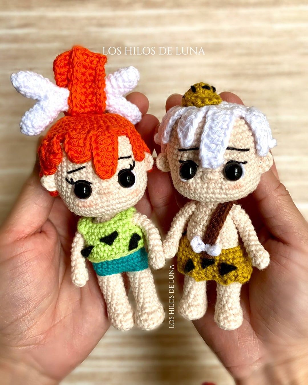 PDF Document ESP/ENG. Amigurumi Pattern Pack. Pebbles and Bam Bam. - Etsy