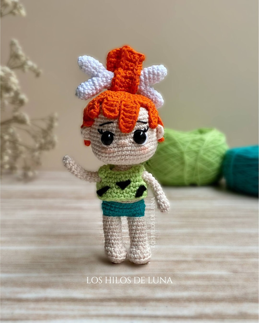 Pebbles Flintstones Flintstones Crochet Pattern - Etsy