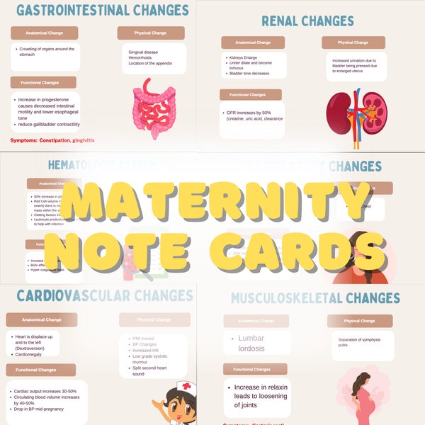 Maternity Note Cards - Etsy