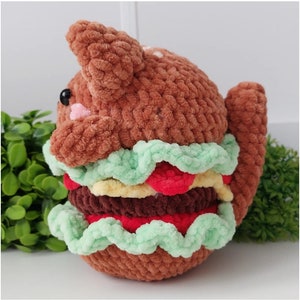 Catburger | Crochet Pattern | Amigurumi - Etsy