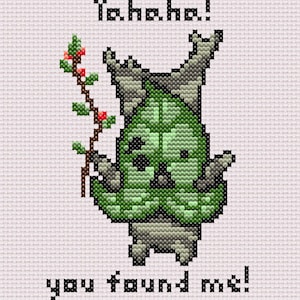 The Legend of Zelda Korok Cross Stitch Pattern - Etsy