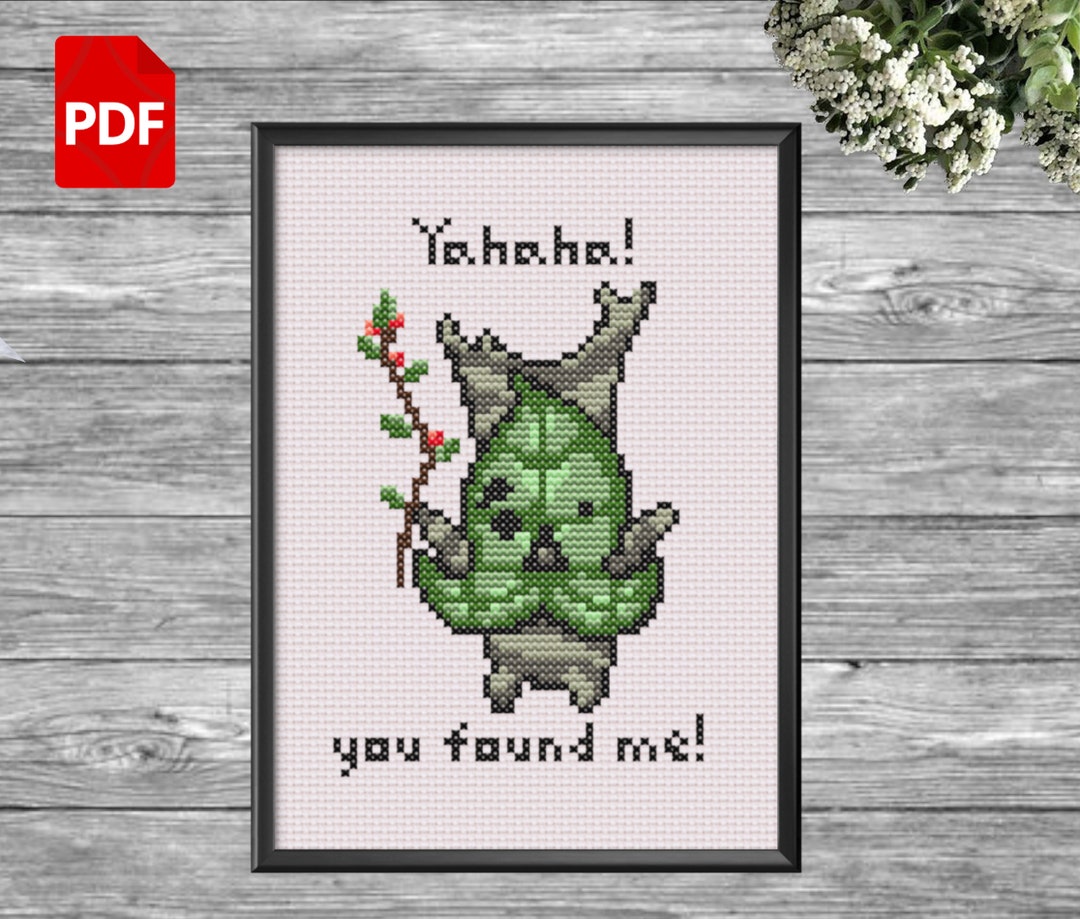 The Legend of Zelda Korok Cross Stitch Pattern - Etsy
