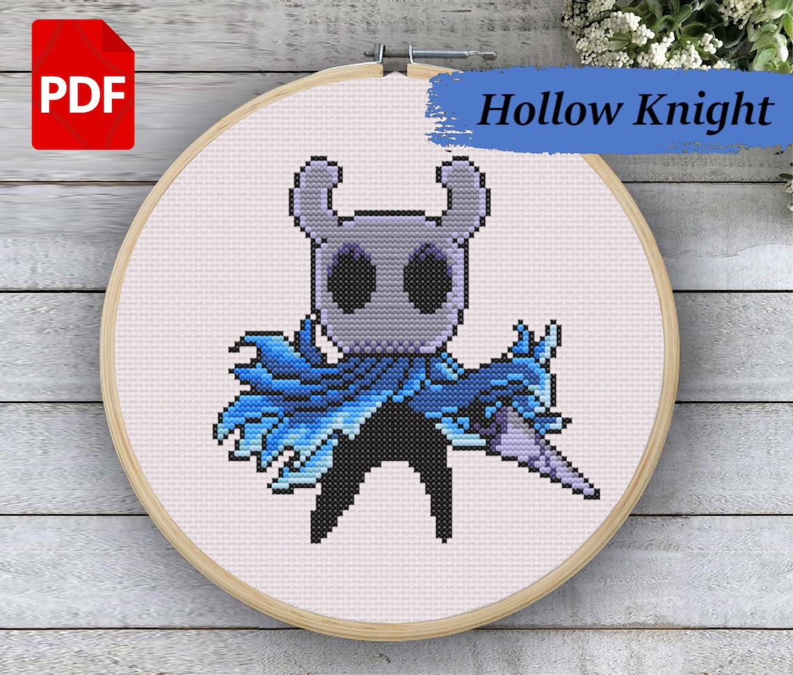 Hollow Knight Cross Stitch Pattern - Etsy