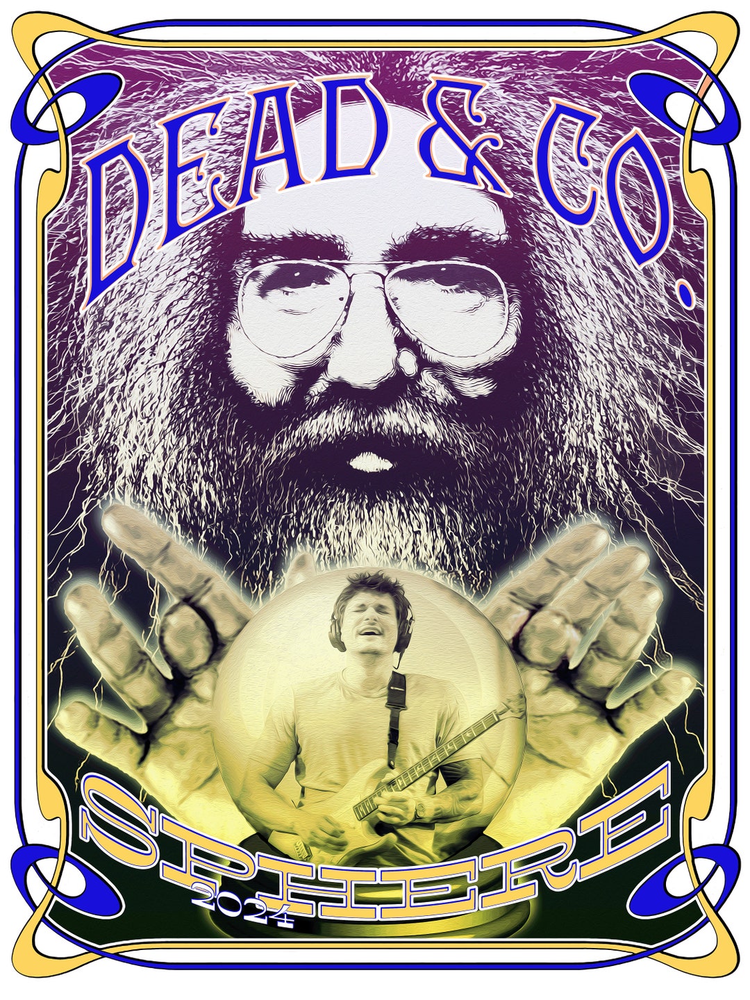 Dead & Co. Sphere Residency Poster 2024 - Etsy