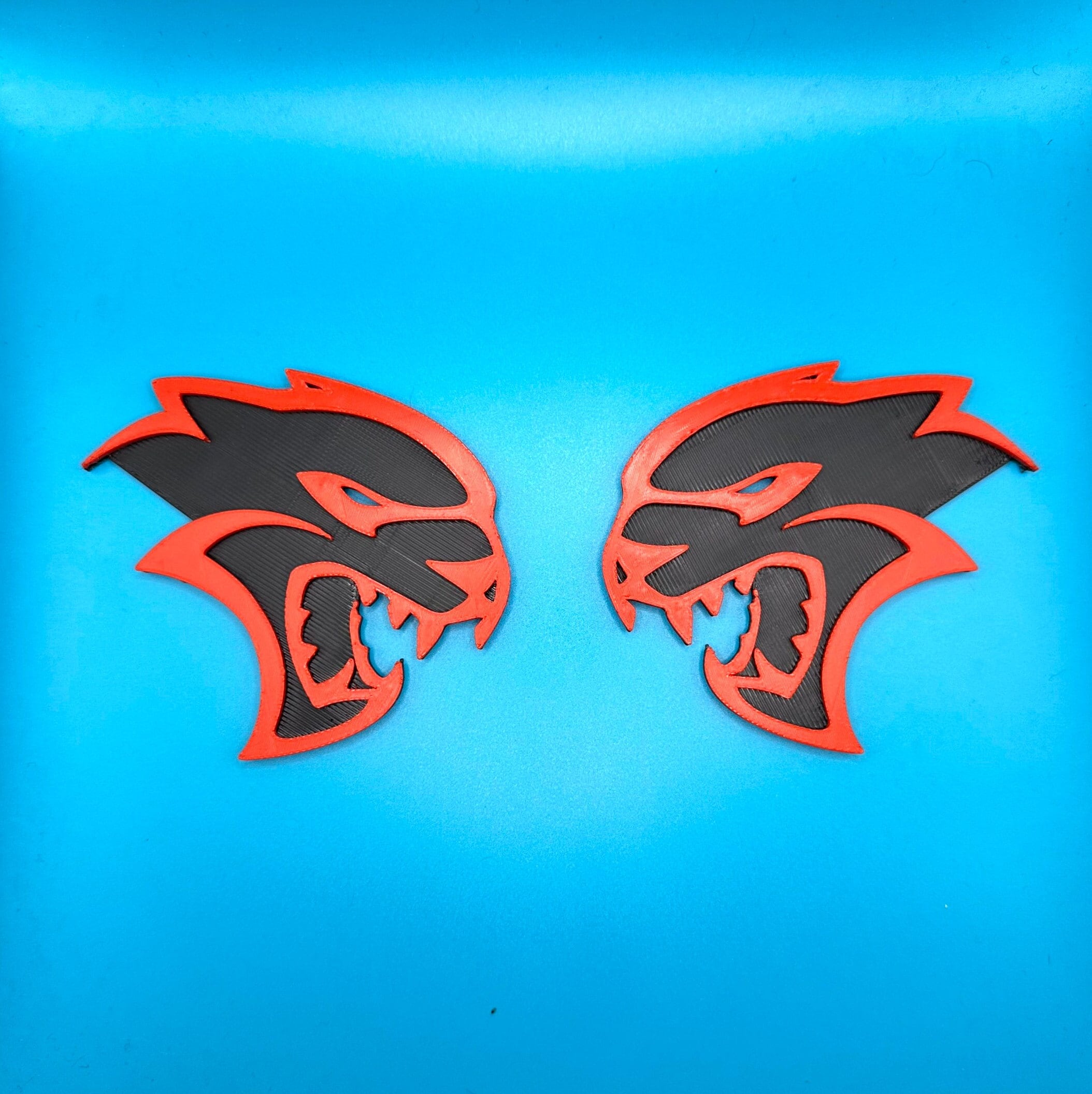 Hellcat Head - Car / Truck Badge Emblem - Etsy