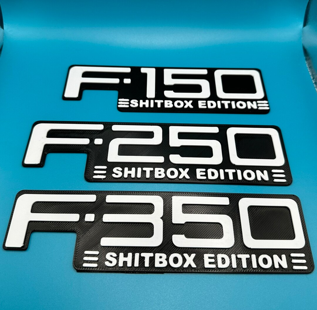 F-150 F-250 F-350 Shitbox Edition Badge Emblem - Etsy