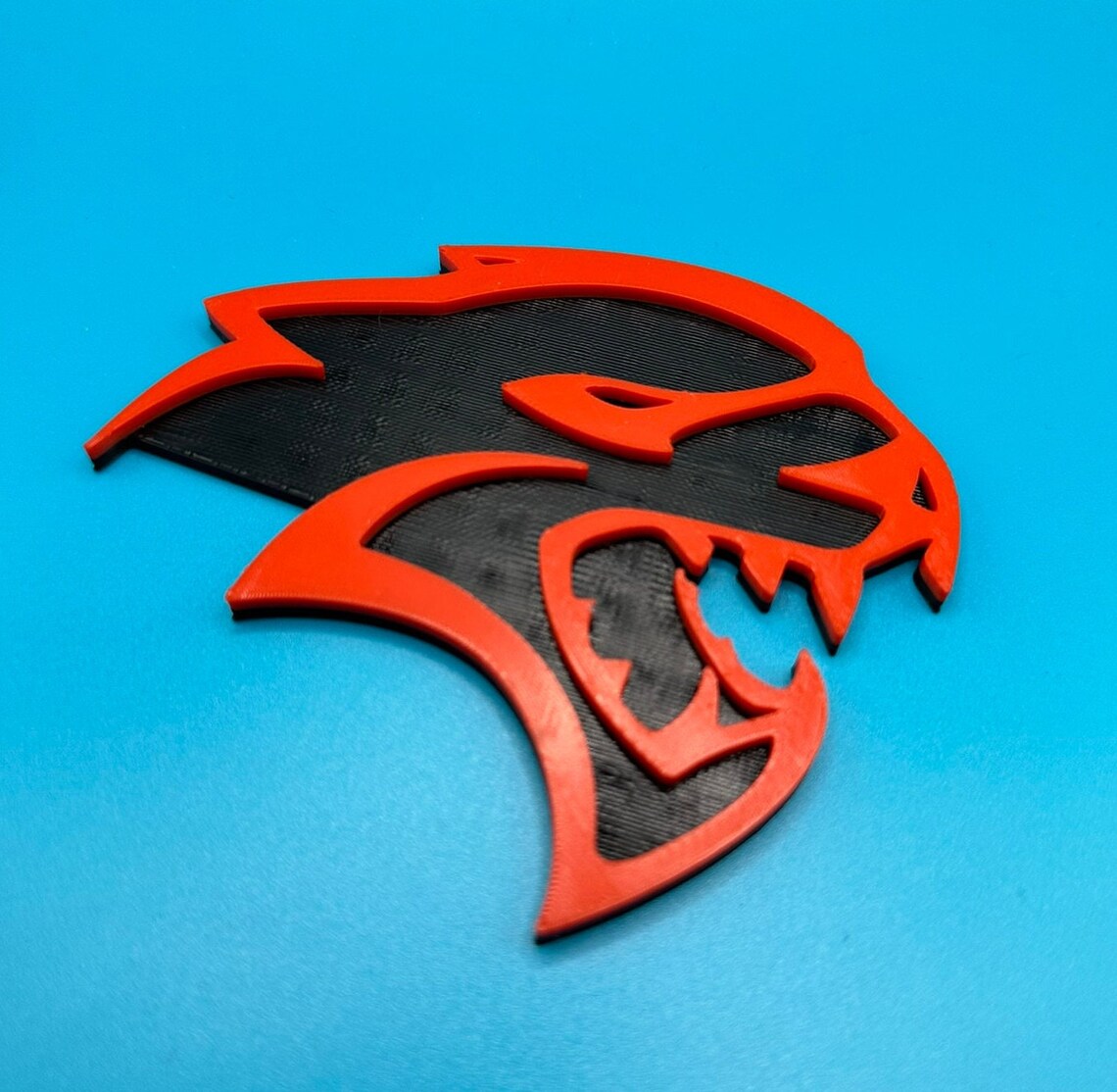Hellcat Head - Car / Truck Badge Emblem - Etsy