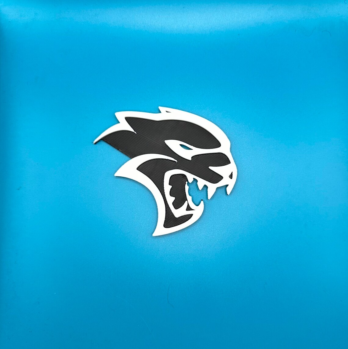 Hellcat Head - Car / Truck Badge Emblem - Etsy
