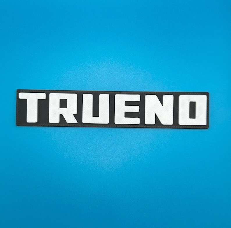 Toyota Ae86 TRUENO Badge - Etsy