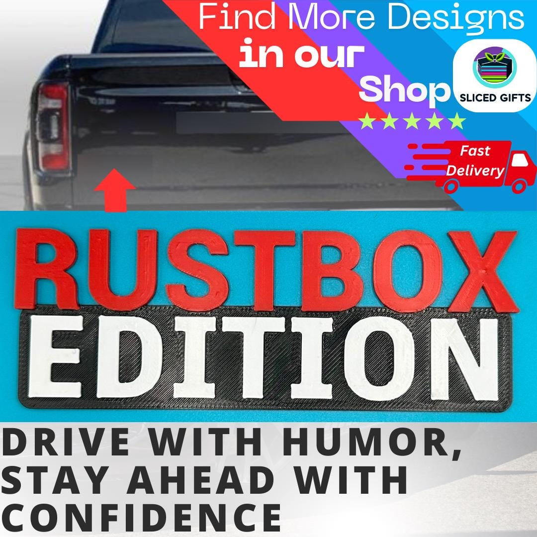 RUSTBOX Edition" Car/truck Badge Badge - Etsy