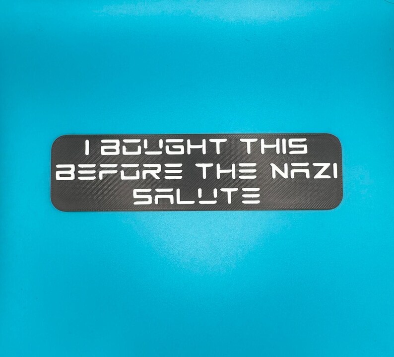 TESLA Funny Badge - Elon Musk Salute - Etsy