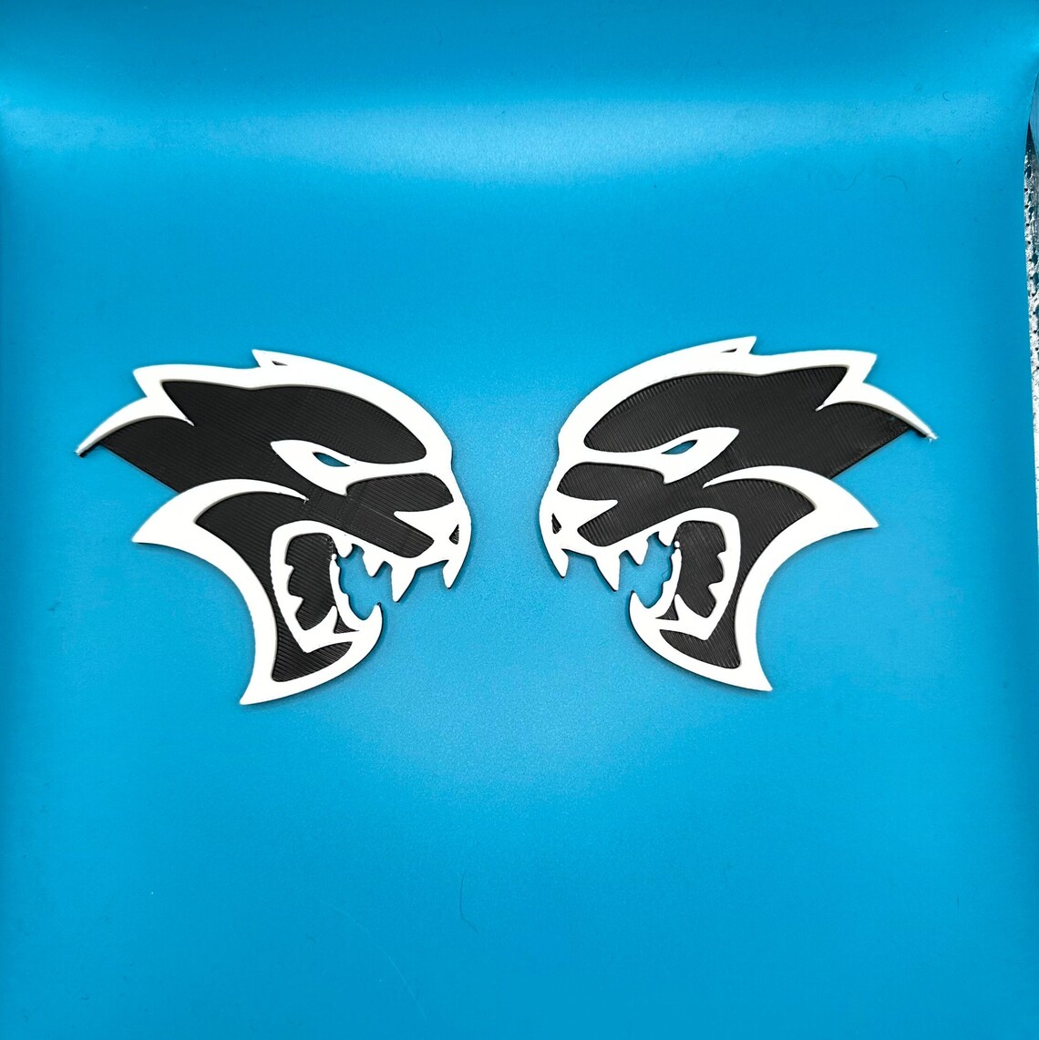 Hellcat Head - Car / Truck Badge Emblem - Etsy