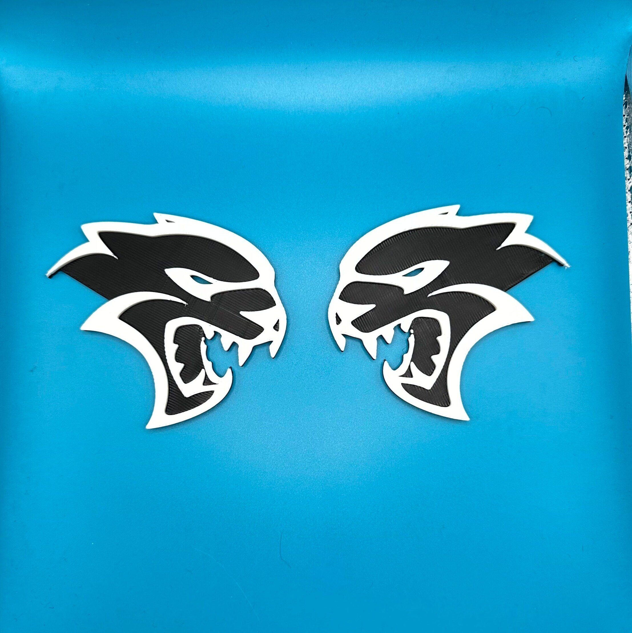 Hellcat Head - Car / Truck Badge Emblem - Etsy