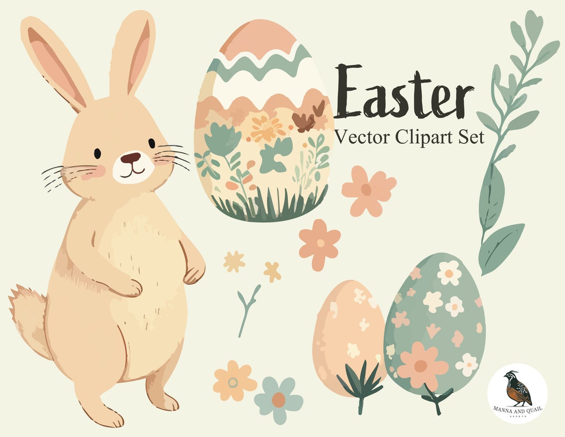 Easter Clipart Set - Premium Vector Clipart - High Quality AI Vectors ...