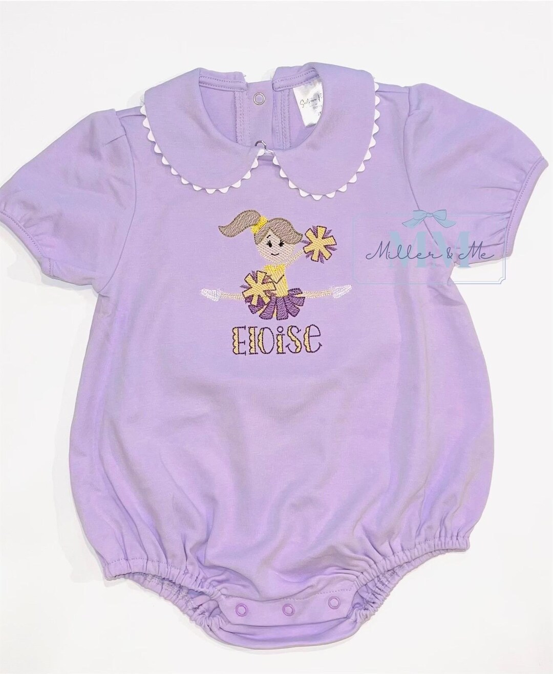 Tiger Cheerleader Children's Bubble Romper, Cheerleader Bubble, Purple ...