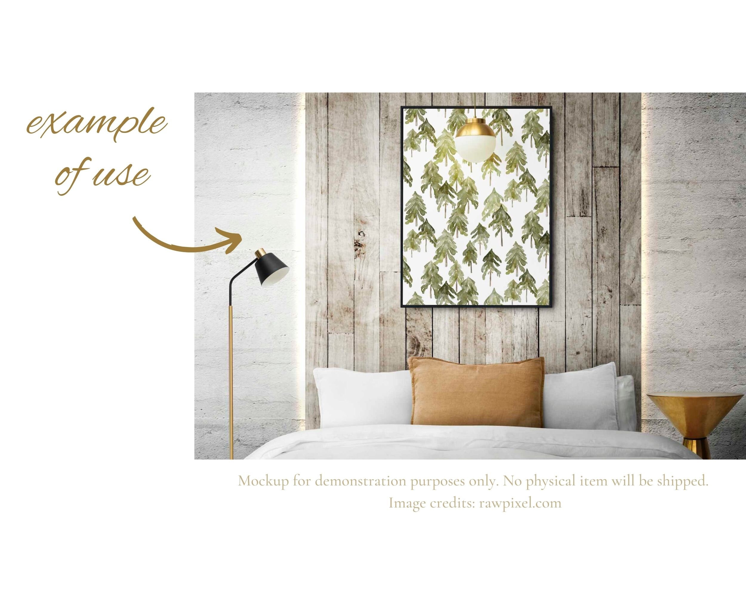 Forest Seamless Pattern, Watercolor Trees Repeating Pattern, Woodland ...