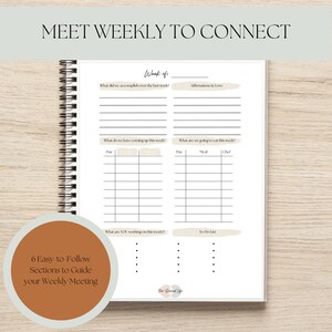 PRINTABLE Couple's Planner, Weekly Meeting Worksheet, Lifetime, Annual Goal Setting, Couple's ...