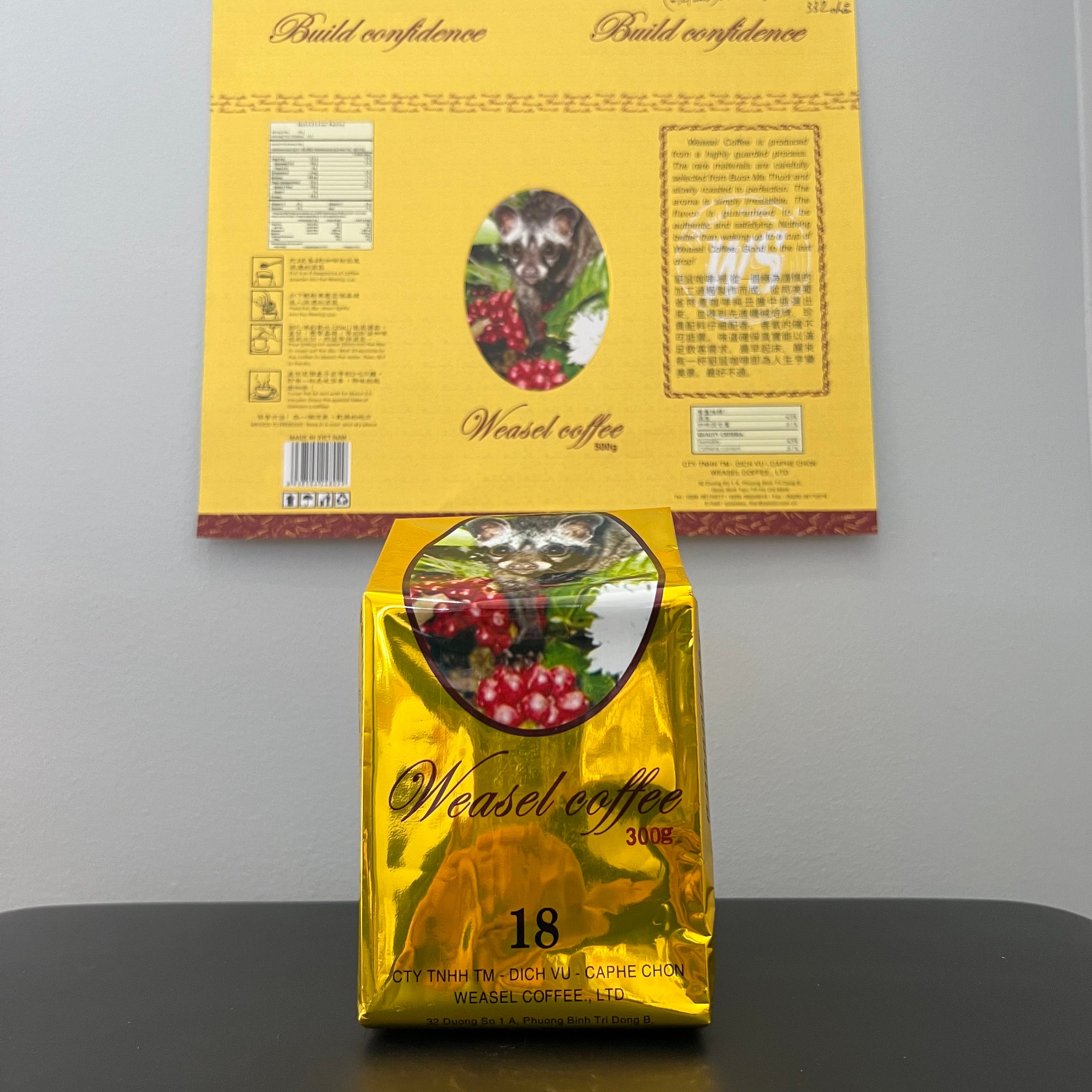 Traditional Original Vietnamese Weasel Coffee- Whole Beans or Ground ...