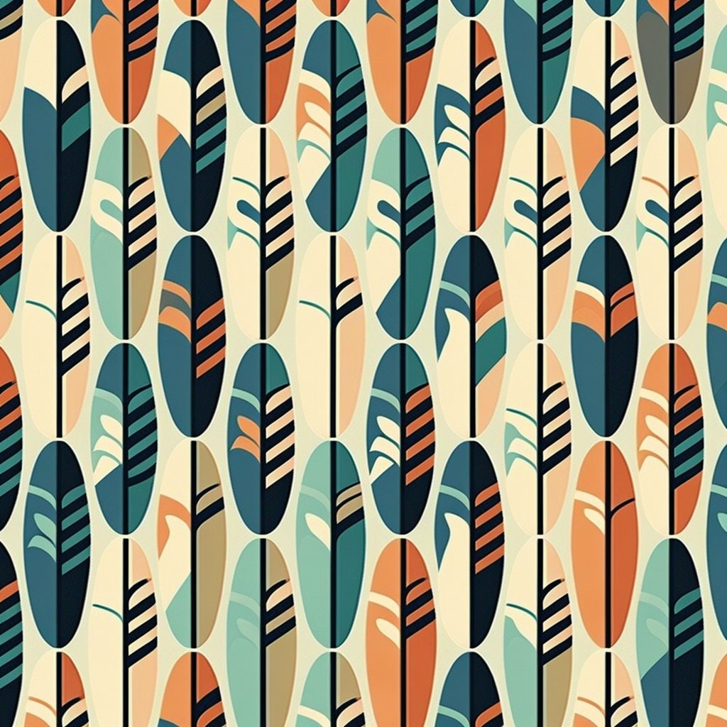 Digital Surfboard Paper Pack: Seamless Patterns for Scrapbooking ...