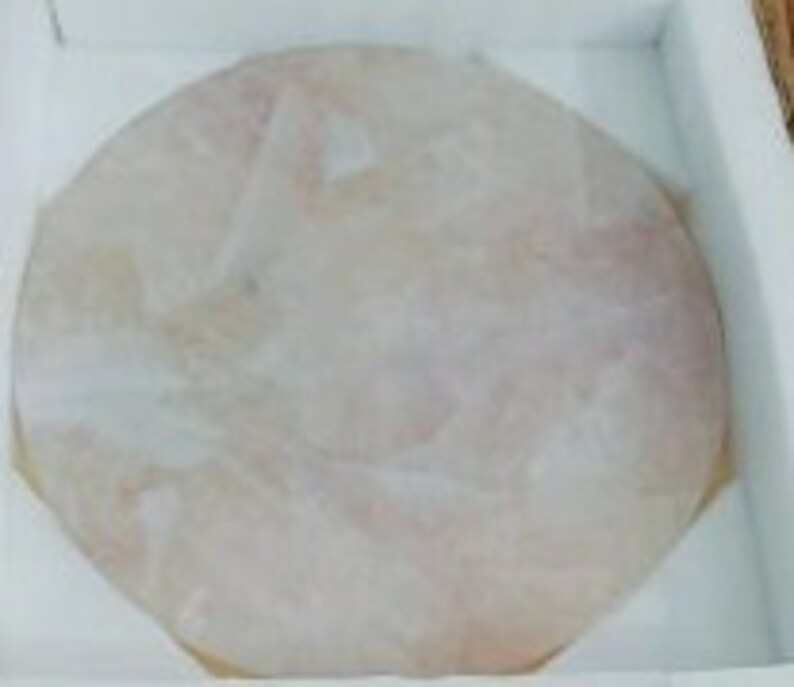 Pink Rose Quartz Round Table Top: Handmade Home Decor - Etsy