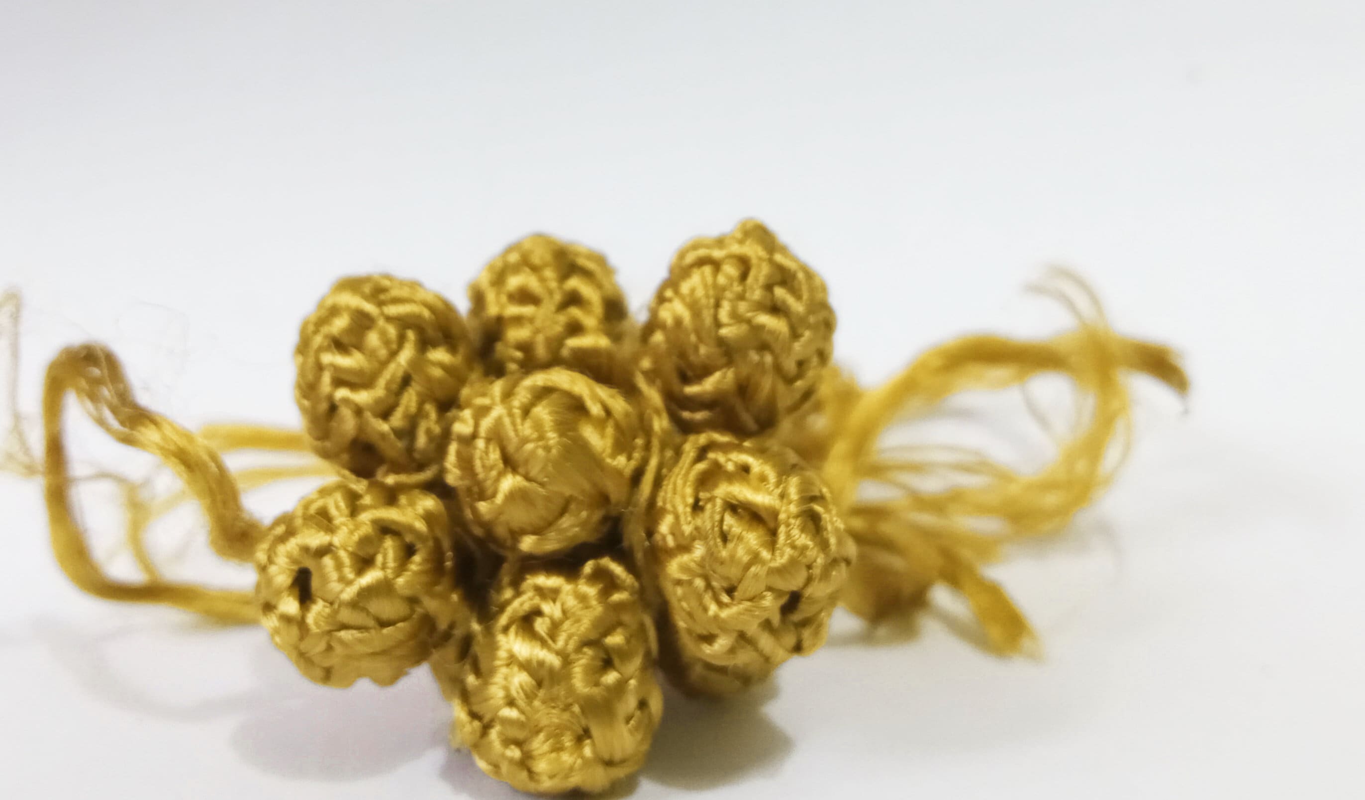 Handmade Moroccan Knots Ball Tie Buttons 1cm/1cm 30 PCS Real One - Etsy