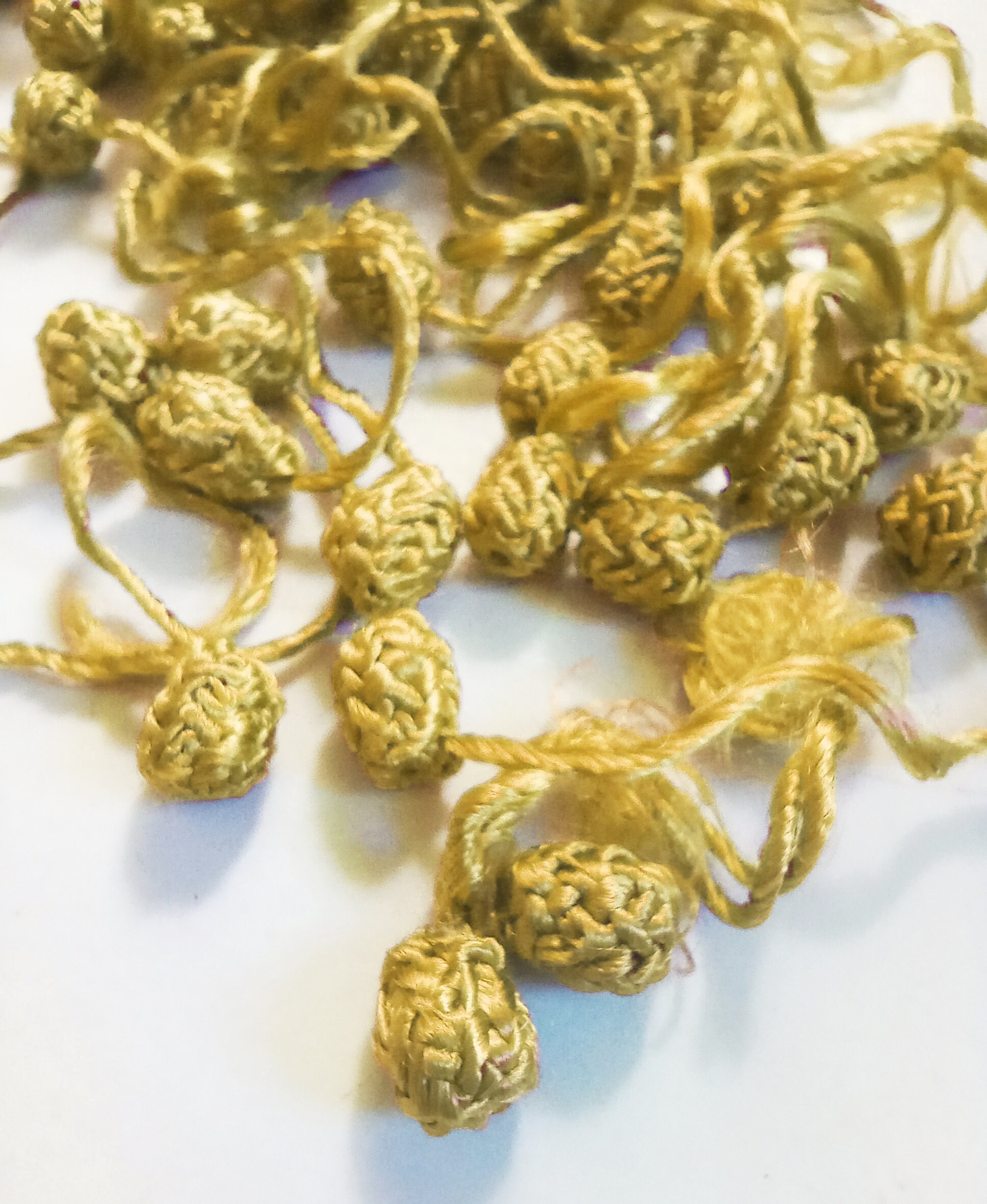Handmade Moroccan Knots Ball Tie Buttons 1cm/1cm 30 PCS Real One - Etsy