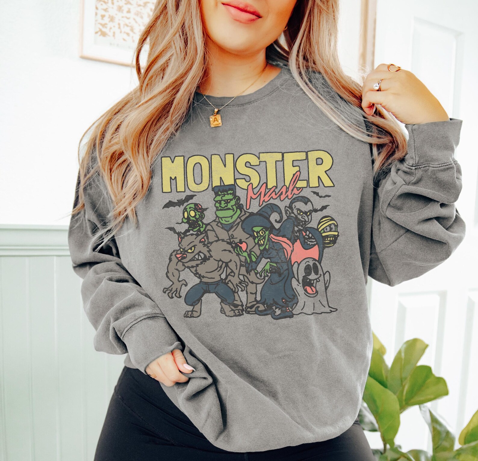 Monster Mash Sweatshirt, Comfort Colors Sweatshirt, Halloween ...