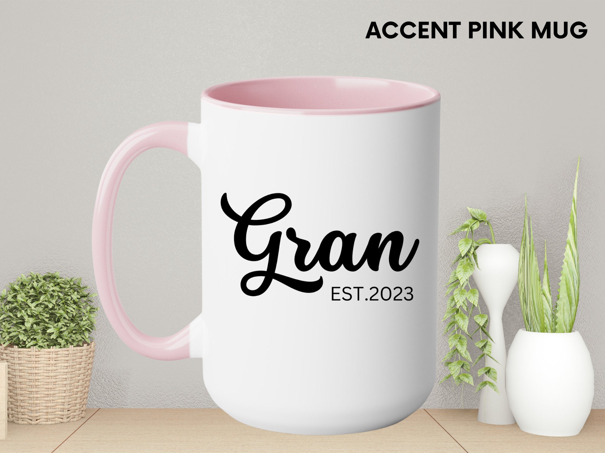 Gran Est 2023, Promoted to Gran 2023 Gran Gift, Gran Mug, Gift for Gran ...