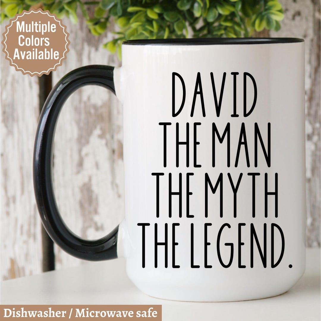 The Man the Myth the Legend, Customized Mug, Gift for Dad, Fathers Day ...