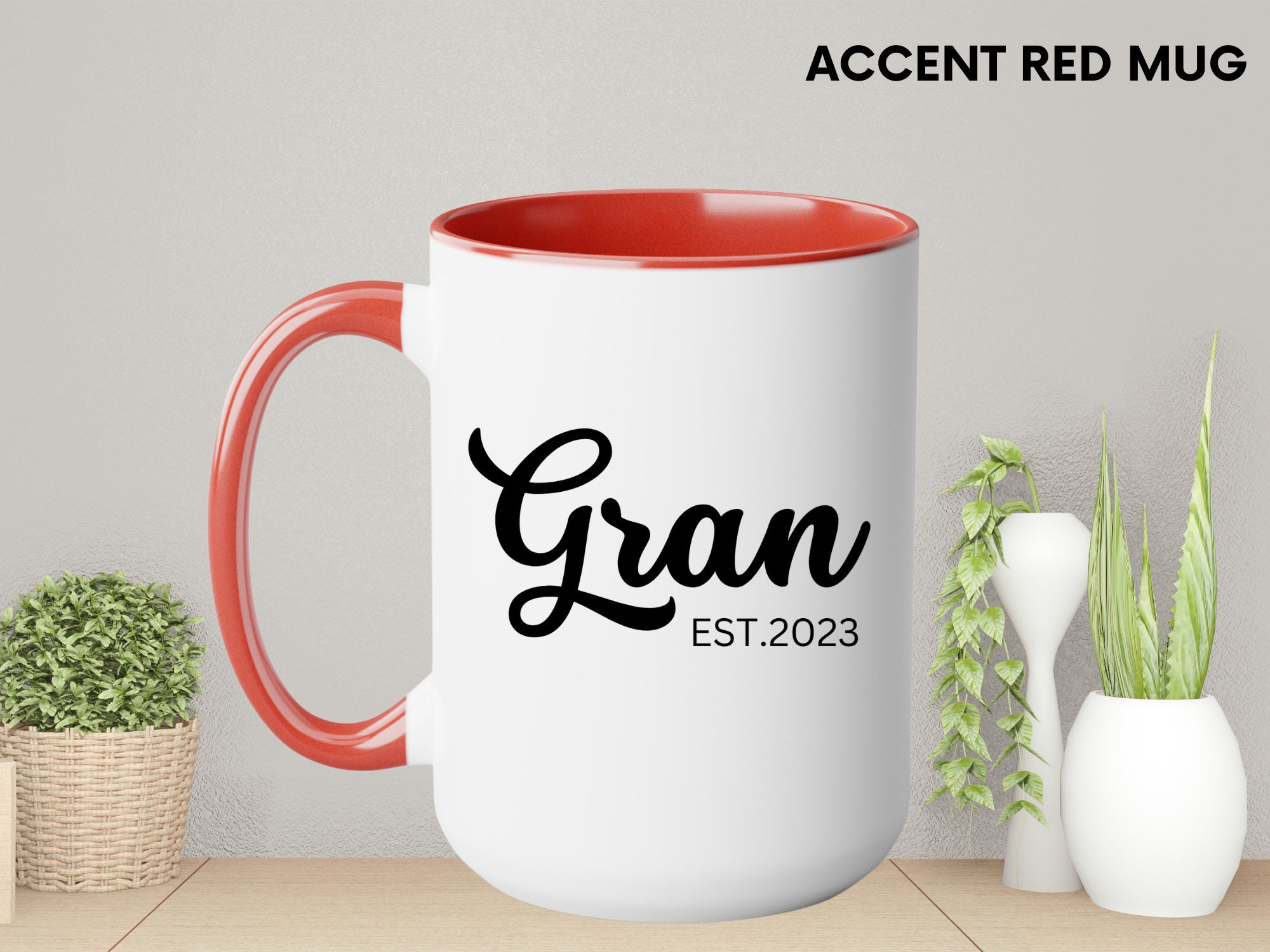 Gran Est 2023, Promoted to Gran 2023 Gran Gift, Gran Mug, Gift for Gran ...