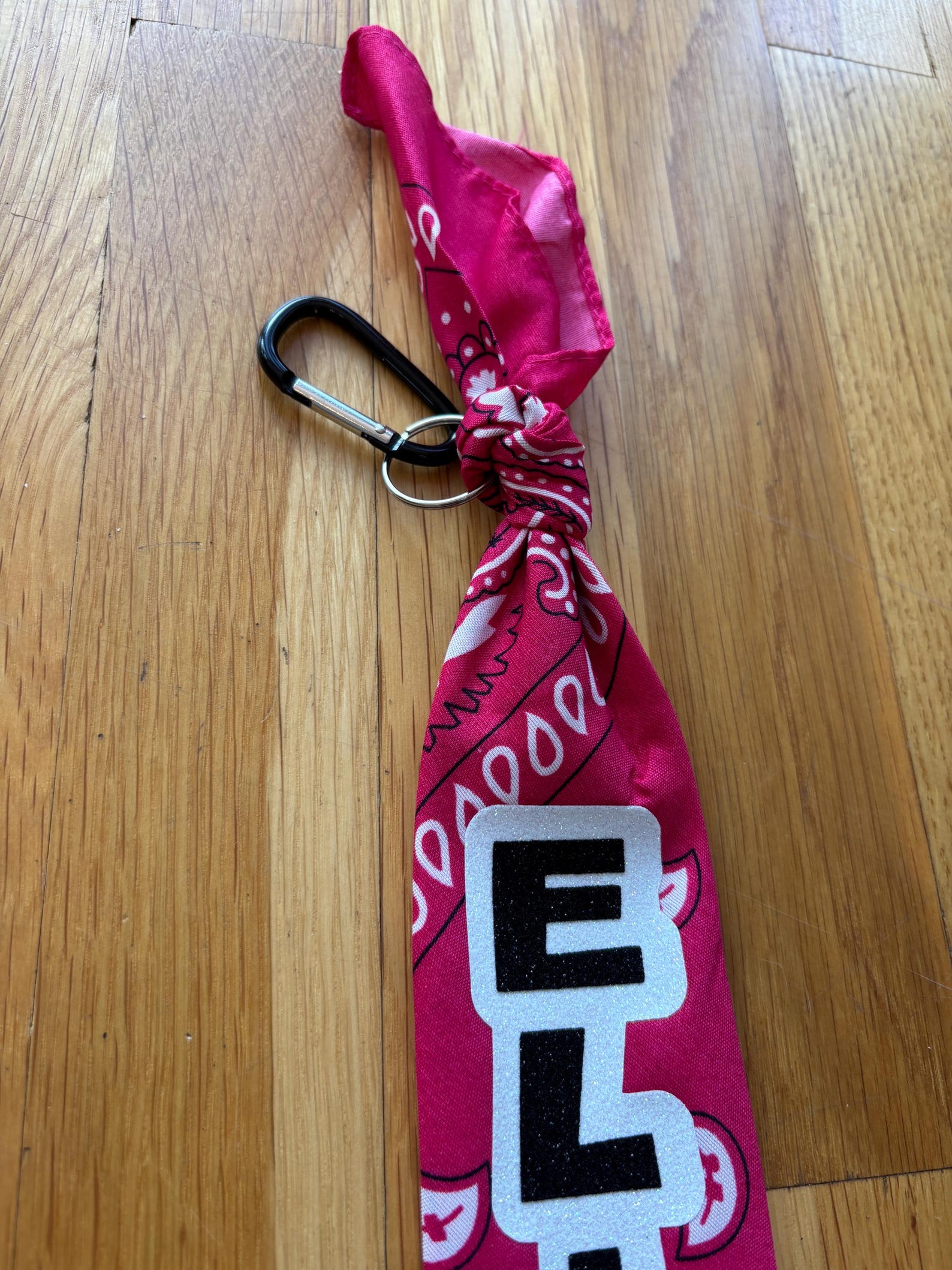Bandana Keychain, Team Bandanas for Backpacks, Bling Bandana - Etsy